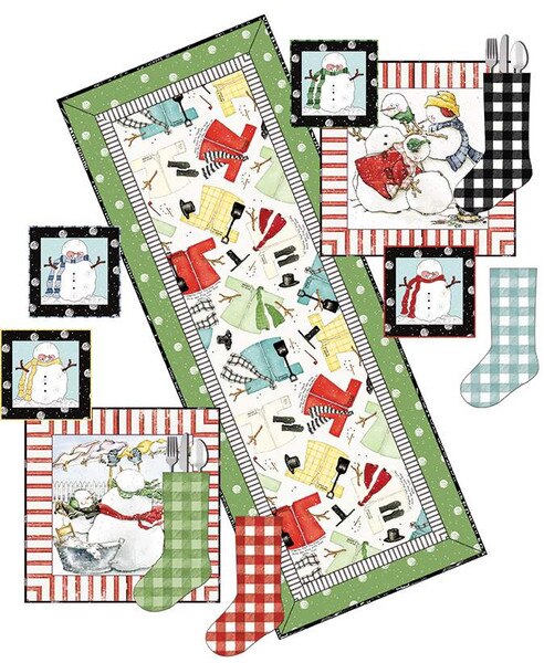 J Wecker Frisch White As Snow Wintry Project Booklet Riley Blake Designs
